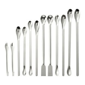 Semi-Micro Spatula, 7.9" - Stainless Steel, Polished - Dual Blade ...
