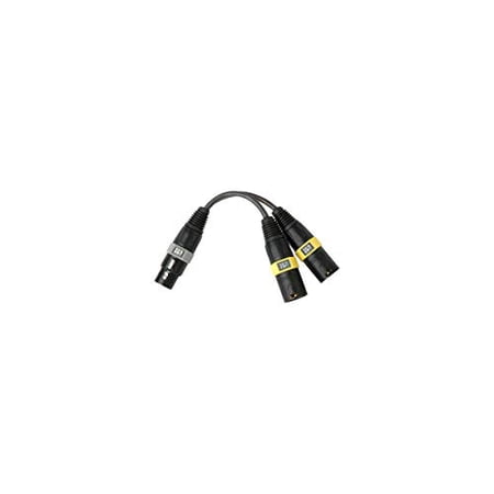 Sescom SES-AES-EBU-Y Impedance Matching AES/EBU XLR Y-Splitter Cable ...