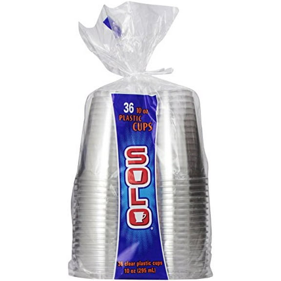 Solo Disposable Plastic Cups, 18 oz, 50 Count, Light Green - Walmart.com