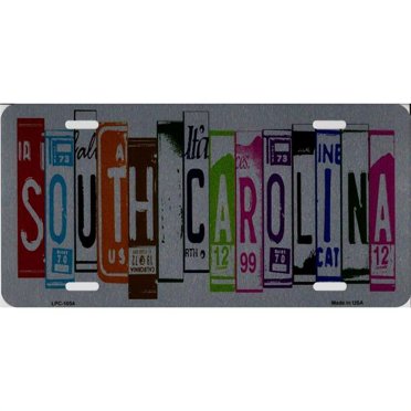 South Carolina State Flag Novelty Metal Vanity License Tag Plate ...