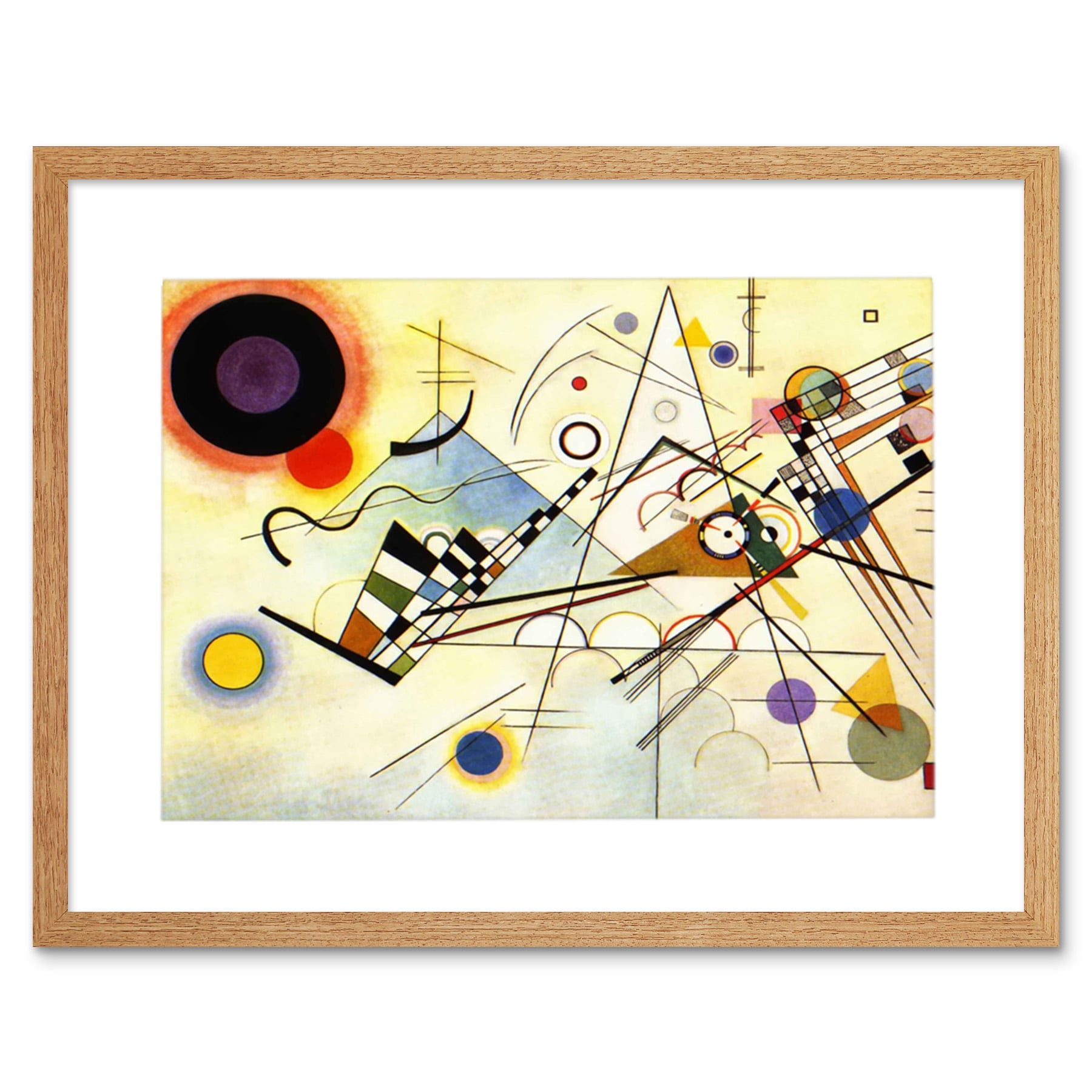 Wassili Kandinsky Composition 8 VIII 1923 Bright Colourful Geometric ...