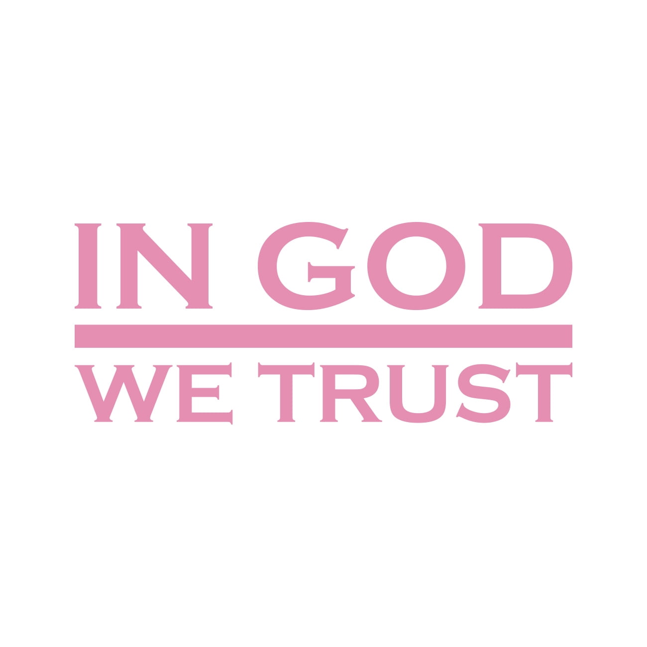 In GOD We Trust Sticker Decal Die Cut - Self Adhesive Vinyl ...