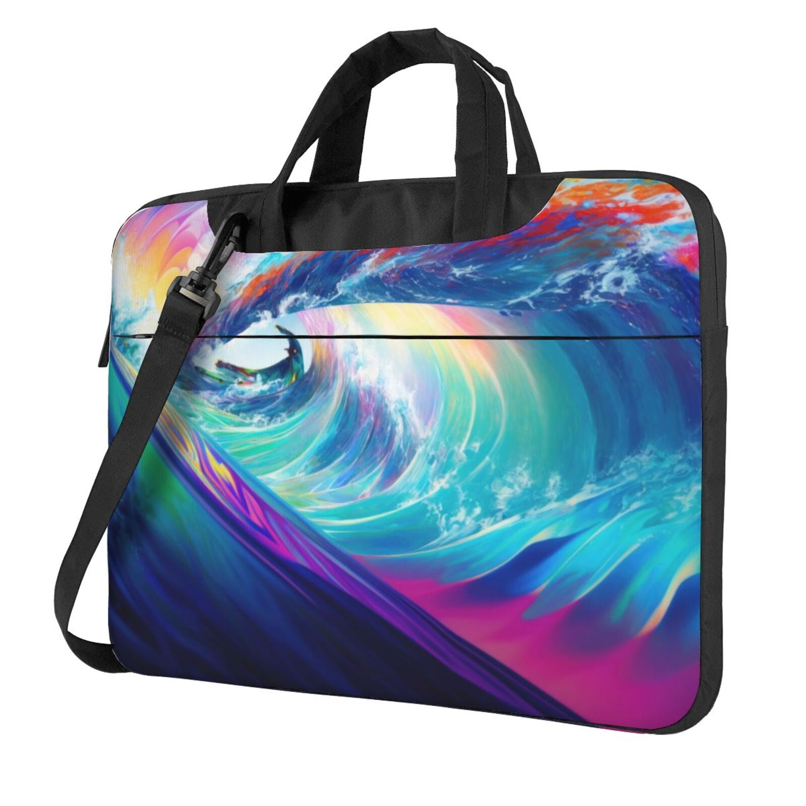 Colorful Tsunami Laptop Bag, 13 inch Laptop or Tablet, Business Casual ...