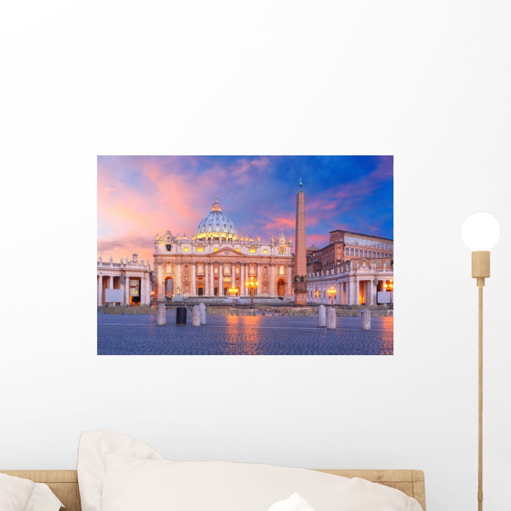 Rome Vatican City Wall Mural Decal Sticker, Wallmonkeys Peel & Stick ...