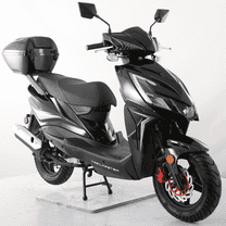 Trailmaster Trophy 50cc Scooter/Moped, Automatic CVT, Electric & Kick ...
