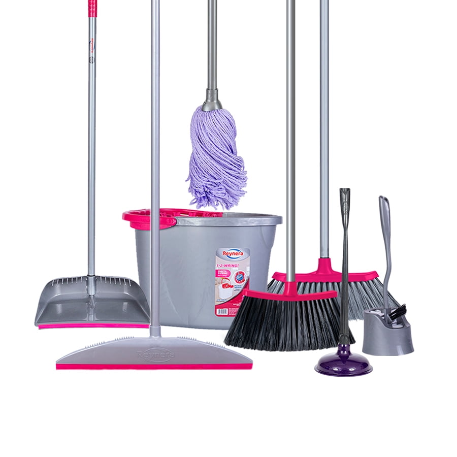Kit De Limpieza Completa Escoba Trapeador reynera 6-0-5082 | Bodega ...