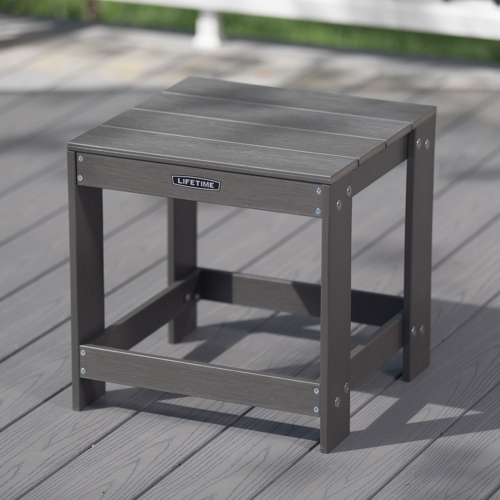 Lifetime Adirondack Table Harbor Gray, 60292 - Walmart.com