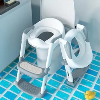 Mommy's Helper Padded Potty Seat with built in ladder non-slip step ...