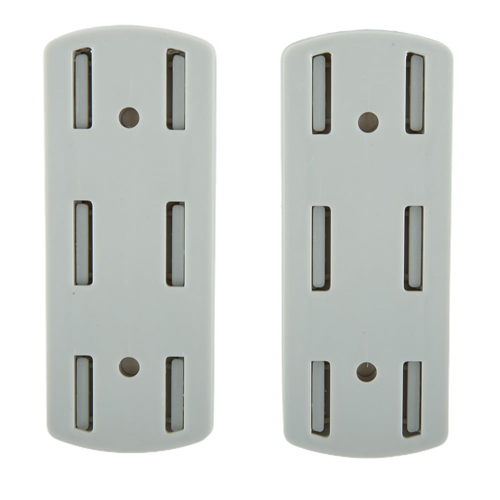 2-8PCS Plug Sticker Wall Mounted Punch Free Power Board Holder Power ...