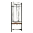 K And B Furniture Camille Corner Hall Tree - Walmart.com