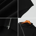 INCERUN Men's Streetwear Pile Neck Diagonal Zipper Long Sleeve Cape ...