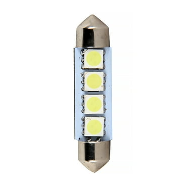 Pilot Automotive (ILT-578W-6) 6 White LED Dome Bulb - Walmart.com