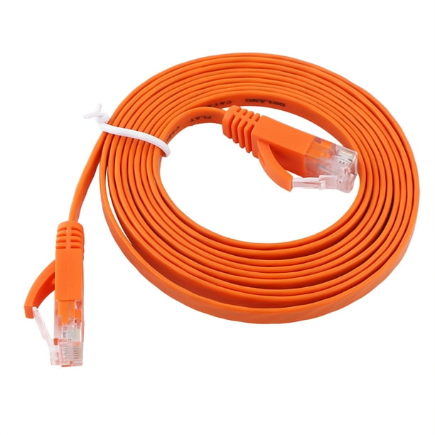 Cable LAN plano, red Ethernet RJ45 CAT6 Cable LAN plano de red Ethernet ...