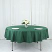 BalsaCircle 10 Pieces 90" Hunter Green Round Polyester Tablecloths ...