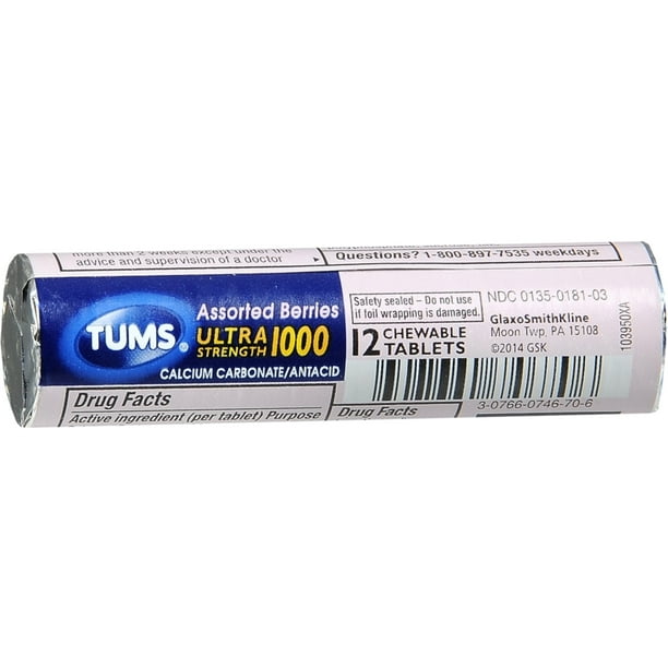 Tums Ultra 1000 Strength Tablets