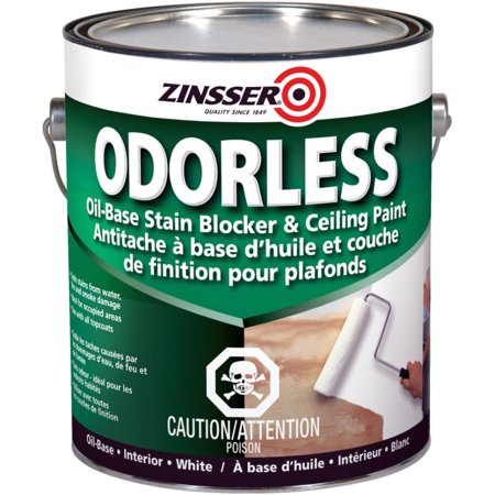 Odorless Oil-Based Stain Blocker Alkyd Primer - White, 3.7 L | Walmart ...