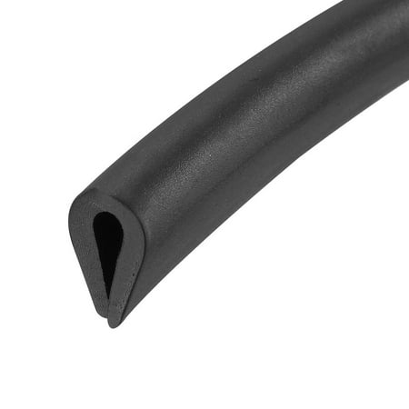 Unique Bargains Edge Trim U Seal Black PVC Plastic U Channel Edge ...