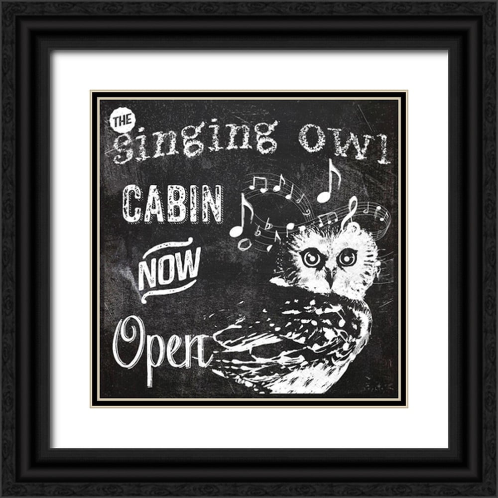 Sophie 6 26x26 Black Ornate Wood Framed with Double Matting Museum Art ...