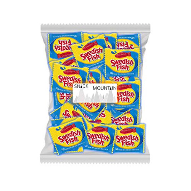 Snack Mountain Bulk Swedish Fish (45 Packs) Treat Size Candy .5 oz each ...