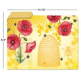 Current File Folders, Bee Friends, Staggered Tabs, 9-1/2 x 11-3/4, Set ...