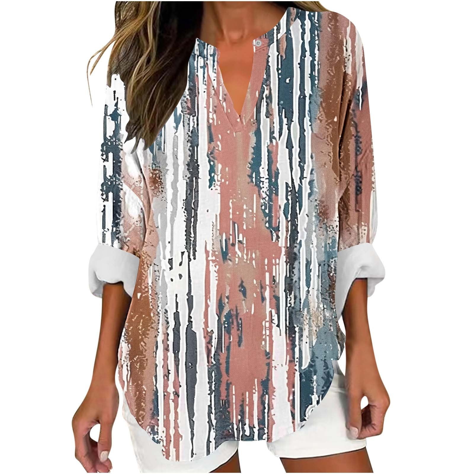 Click here for Uppada Long Sleeve Tunic Tops For Women Loose Dres... prices