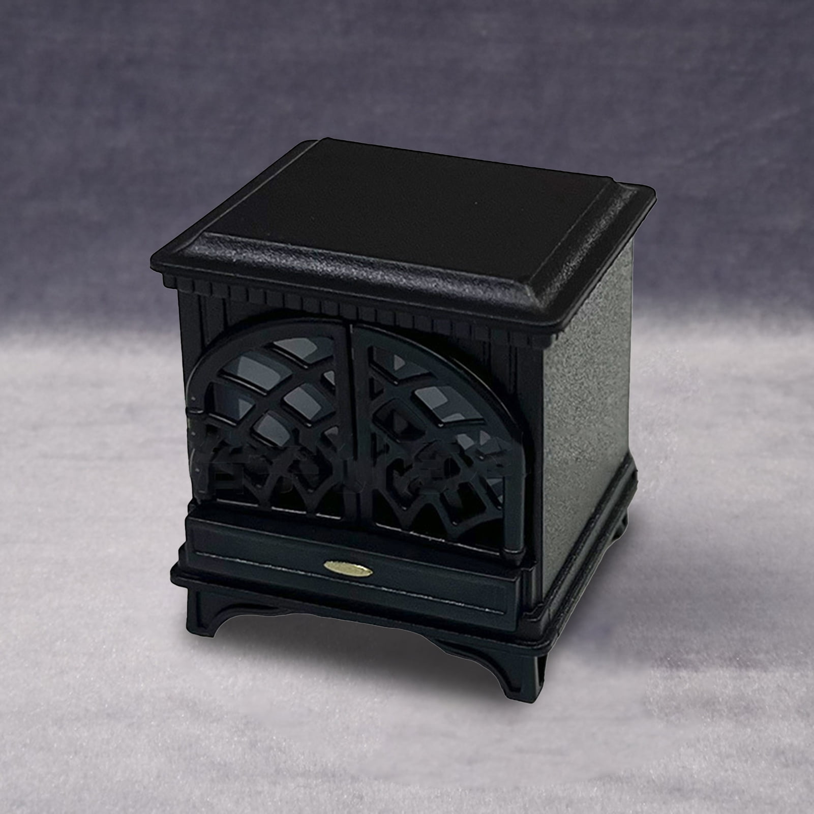 MEIDELI Miniature Fireplace Stove Photo Props Battery Operated Adorable ...
