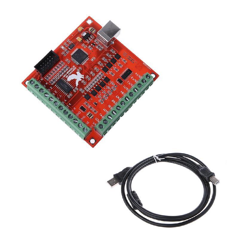 Buy CNC USB MACH3 100Khz Breakout Board 4 Axis Interface Driver Motion ...