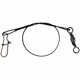 Mustad 45-Pound Wire Leader, Black, 6", 10 Pack - Walmart.com