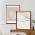18x24 Frame Set of 2, Rustic Brown Wood Style - Display 18 x 24 Poster ...