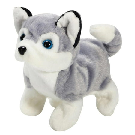 Realistic Electric Toy Pet Simulation Dog Plush Toy Moving Walking ...