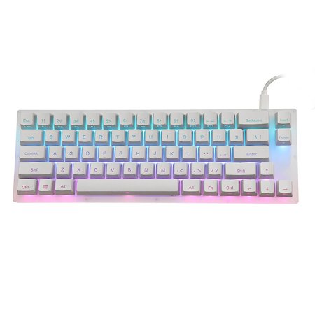 K66 Mechanical Keyboard 66 Keys Gateron Switch Hot Swappable Tyce-c ...