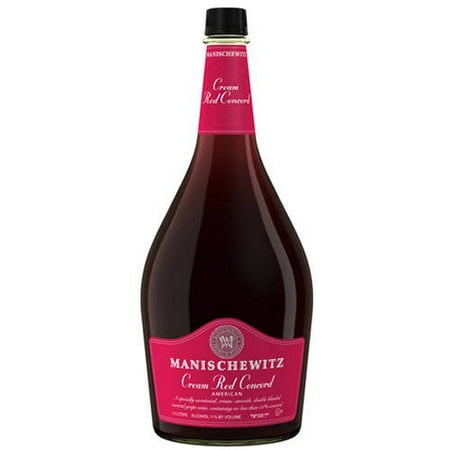Manischewitz Cream Red Concord Wine, 1.5 L - Walmart.com