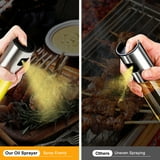 2 Pcs Cooking Oil Sprayer with Foldable Funnel, Stainless Steel ...