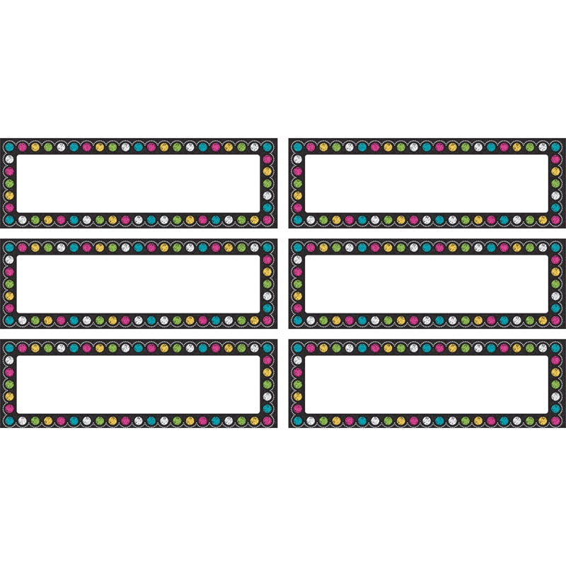 Chalkboard Brights Labels Magnetic Accents, Pack of 20 | Bundle of 10 ...