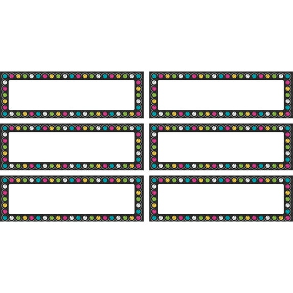 Chalkboard Brights Labels Magnetic Accents, Pack of 20 | Bundle of 10 ...