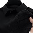 Betivan Men's Solid Color Short Sleeve Turn-Down Collar Ice Silk Casual ...