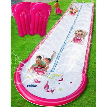 WOW Sports Backyard Super Slide - Giant Slip and Slide with Sprinkler ...