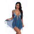 Owordtank See Through Lingerie For Women Mesh Sleepwear V Neck Sexy