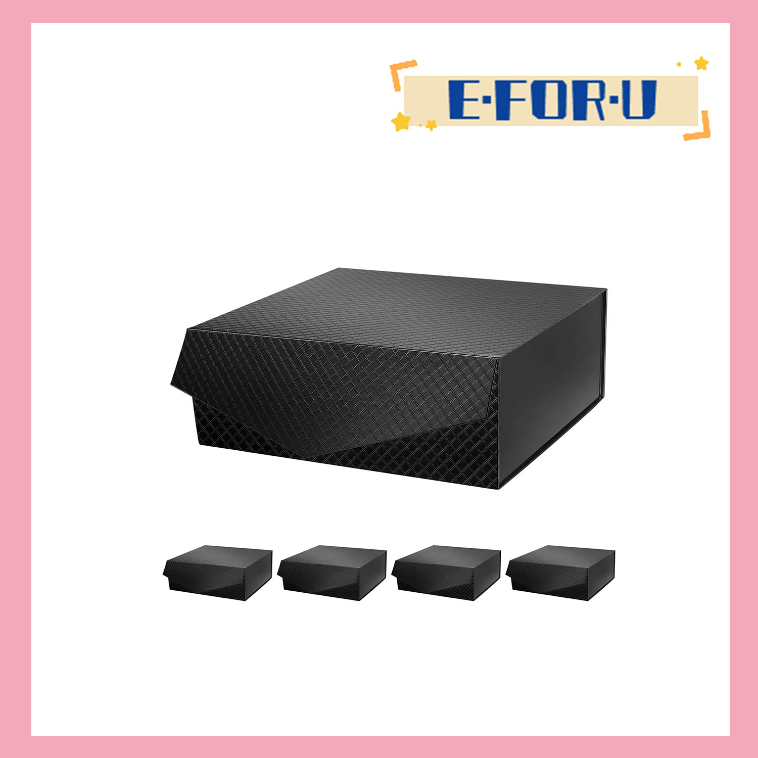 5 Gift Boxes , Metallic Gift Boxes with Lids, Large Gift Boxes ...