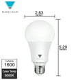 Triangle Bulbs LED Light Bulbs (Pack of 10) LED Dimmable 16 Watt A21 ...