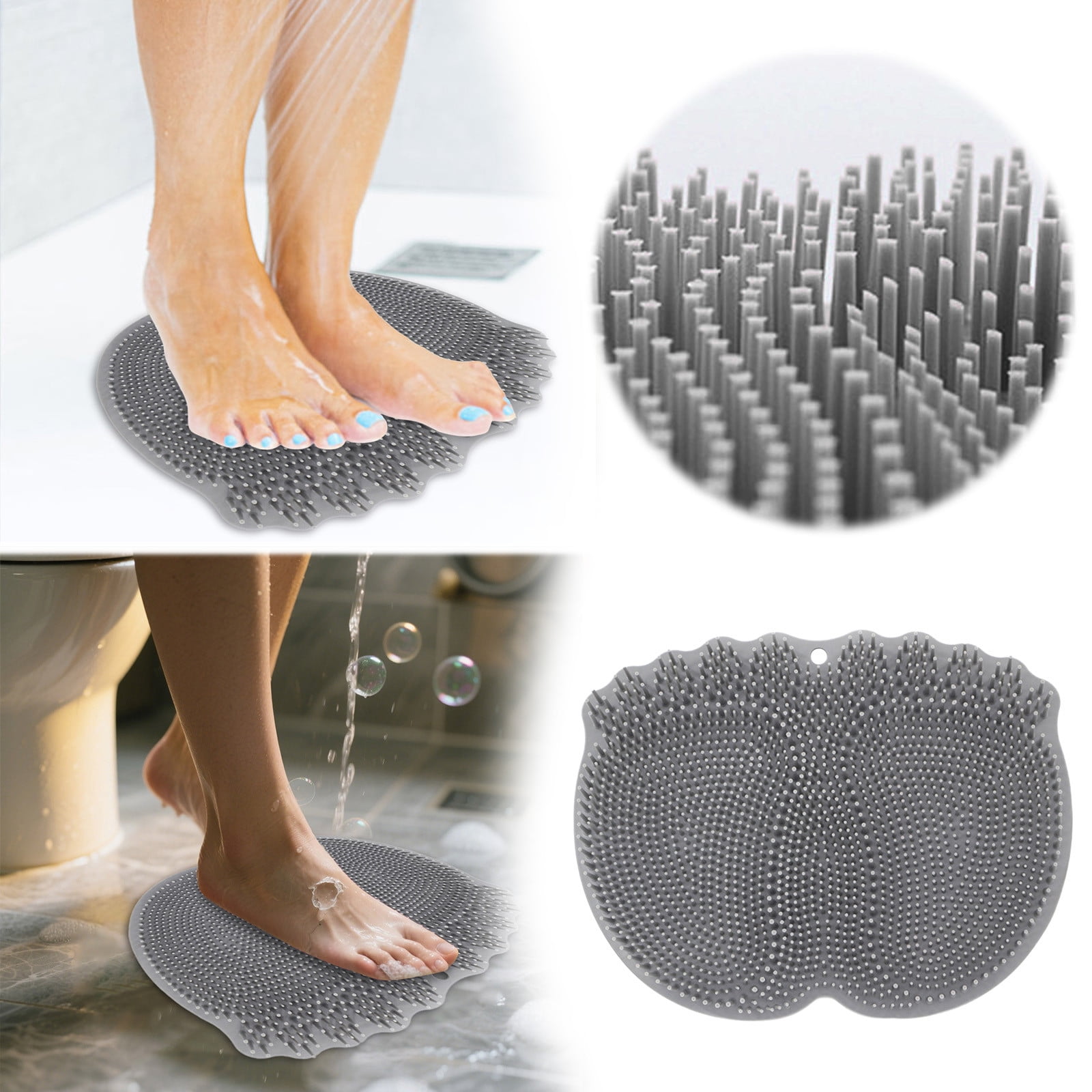 Click here for Wifklsiipg Shower Foot Scrubber Mat With Suction C... prices