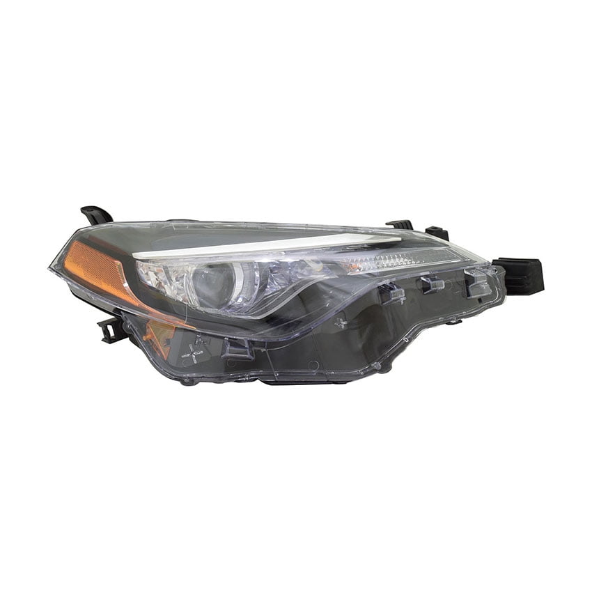 New Right Headlight Fits Toyota Corolla L 2017-19 Led Bulb To2503249 ...