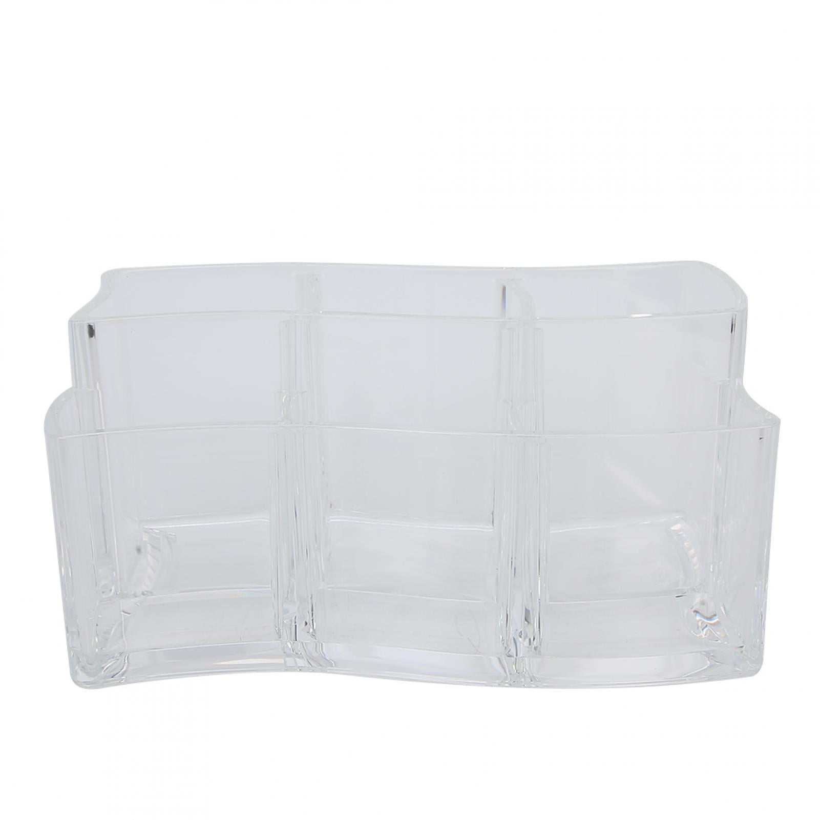 Caja organizadora de escritorio, soporte para brochas de maquillaje ...