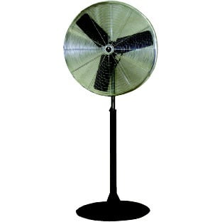 Garrison 3-Speed Industrial Oscillating Pedestal Fan, 24 In., 7,700 Cfm ...