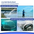 Debonair Cast Net 3ft-8ft Radius 3/8" Mesh for Freshwater and Saltwater ...