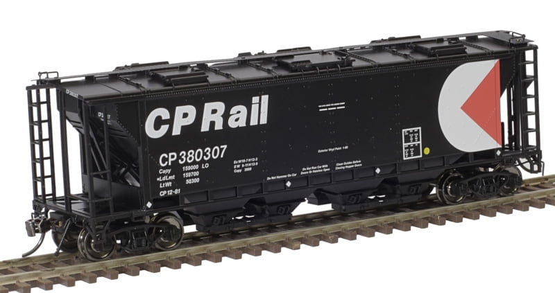 Atlas HO Scale Slab-Side Covered Hopper Canadian Pacific/CP Rail ...