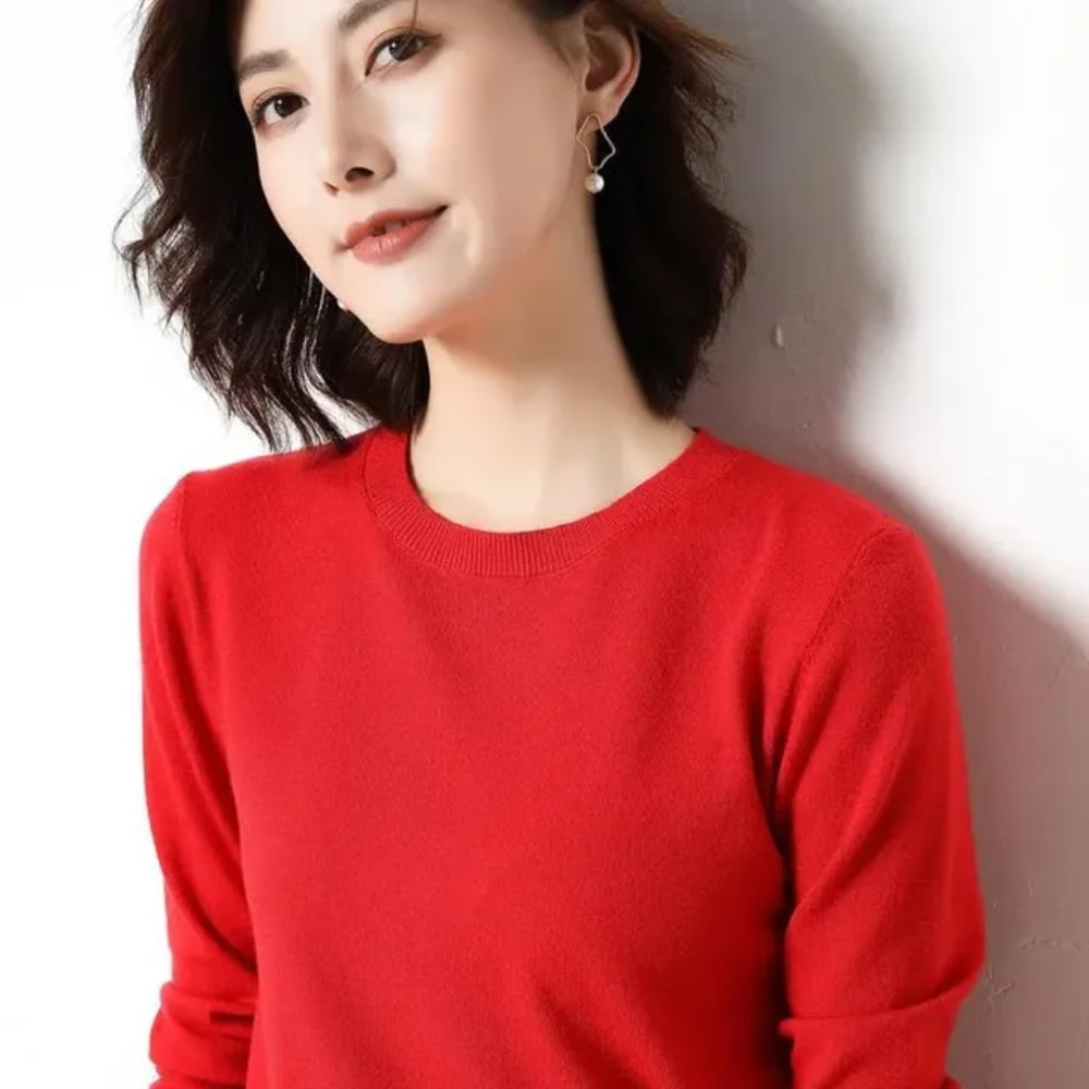 Click here for Lngoor Women Sweater 2024 O-Neck Long Sleeve Autum... prices