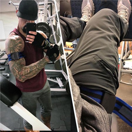 2 Pairs Blood Flow Restriction Bands BFR Weightlifting Elastic ...