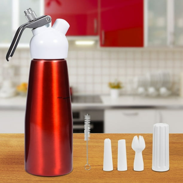 Cream Whipper,500mL Aluminum Whipped Dessert Cream Foam Maker Cream ...