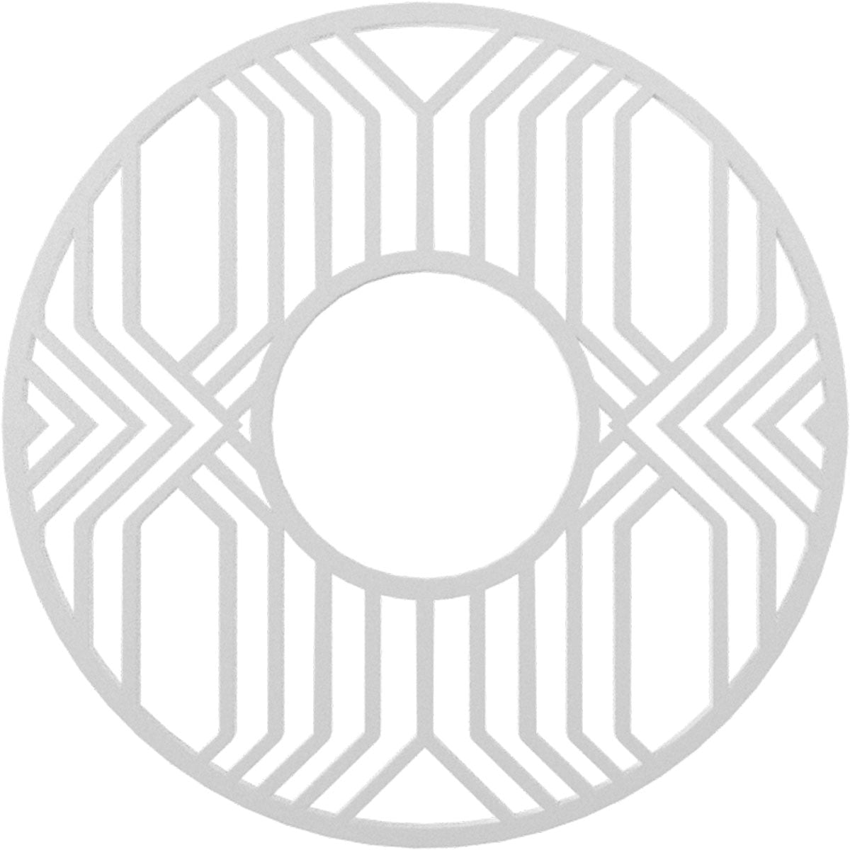 24 OD X 8 3 4 ID X 3 4 P Empire Architectural Grade PVC Pierced Ceiling 24-od-x-8-3-4-id-x-3-4-p-empire-architectural-grade-pvc-pierced-ceiling